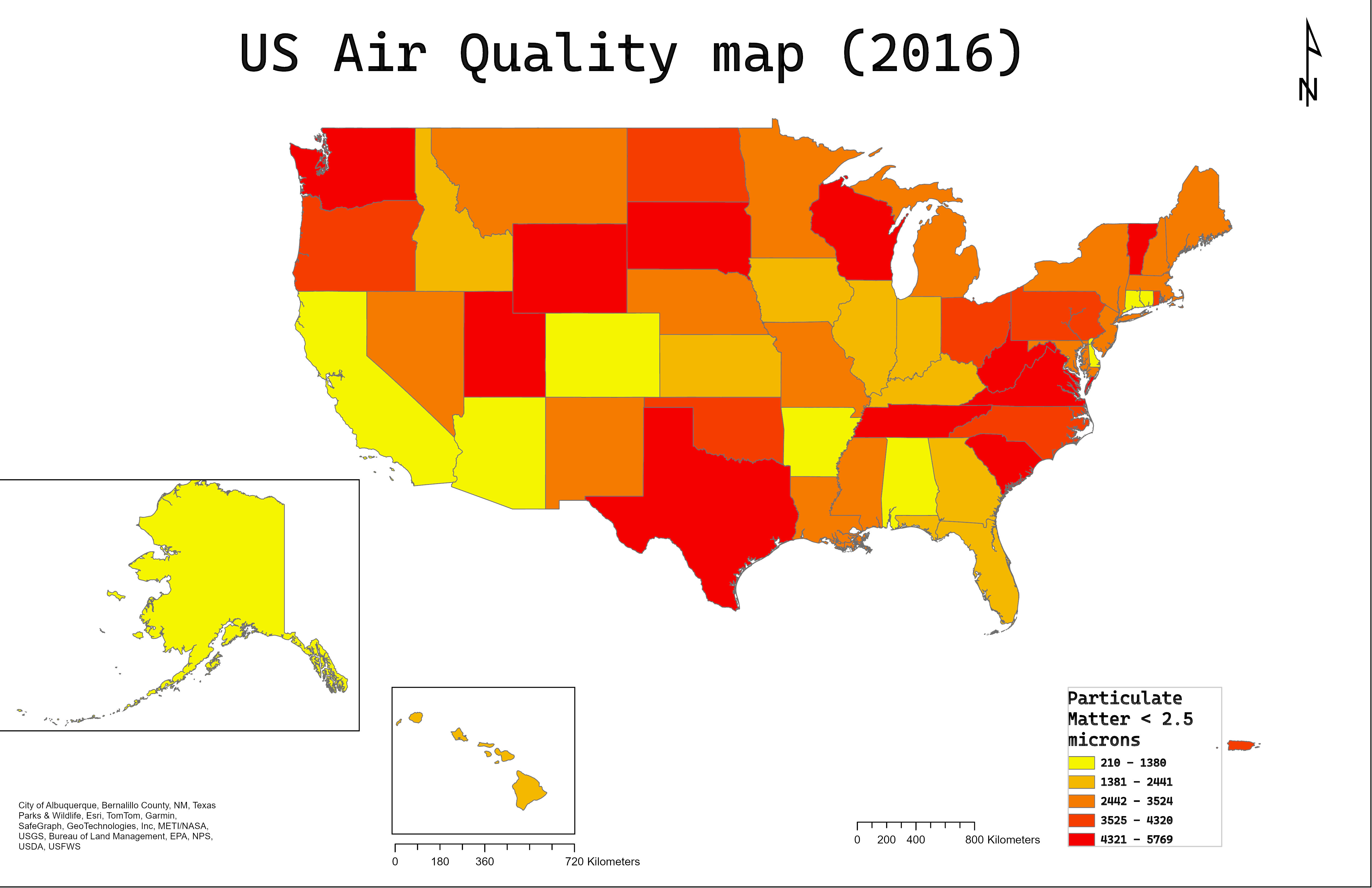 Analysis of Air Quality Across the US | Spatialnode